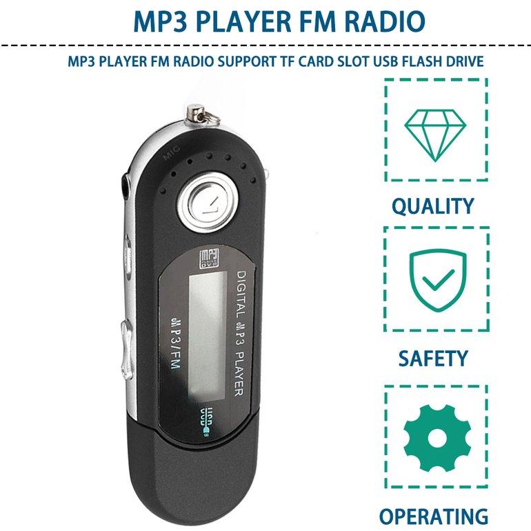 Buy Zao Ren Jduhf LCD Digital MP3 Music Player FM Radio With TF Card ...