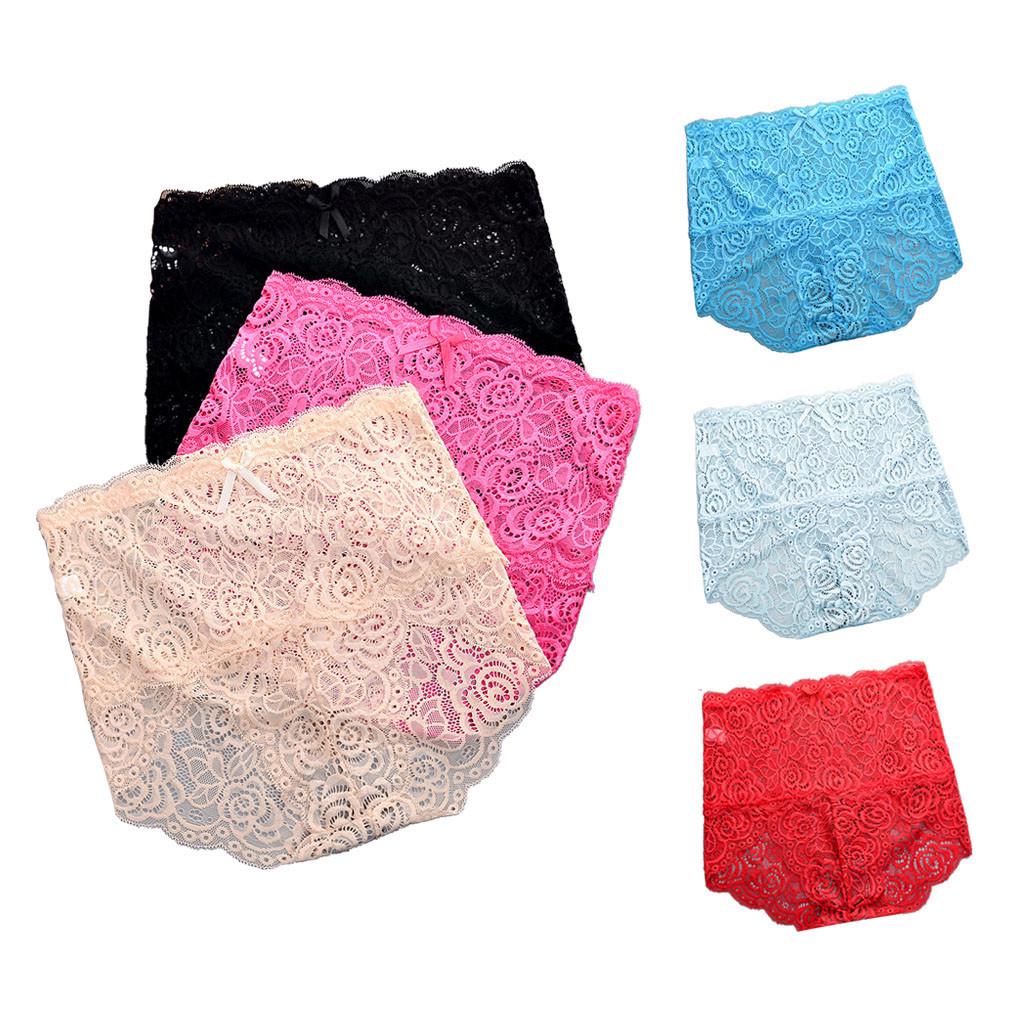 Buy Sexy High Waist Seamless Underpants Lace Tuck-in Trousers Underwear ...
