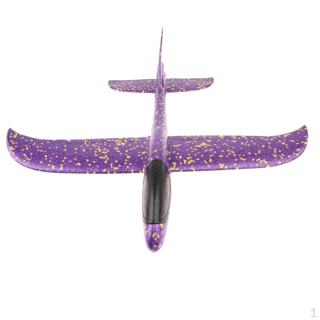 Buy 48CM EPP Foam DIY Hand Launch Airplane With Wing Lamps Flying Toy ...