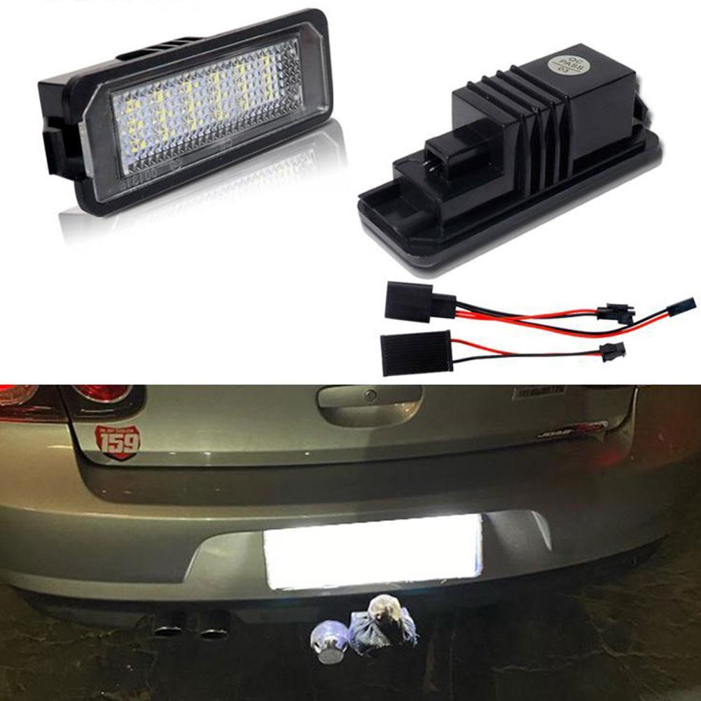 Buy 2pcs Number License Plate Light Lamp No Error LED 12V MK6 Car For ...