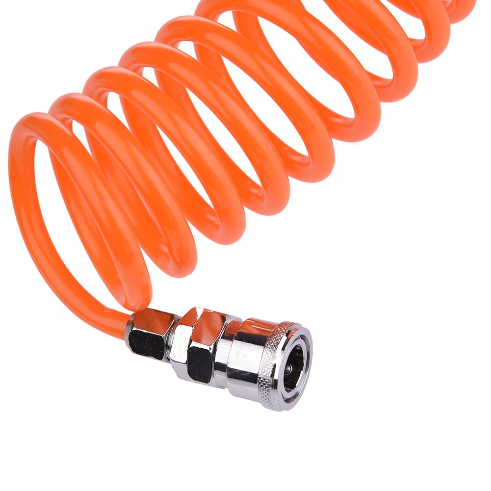 Cheap 12 Meters 8 * 5MM PU Hose / Telescopic Spring Tube / Spiral Tube ...