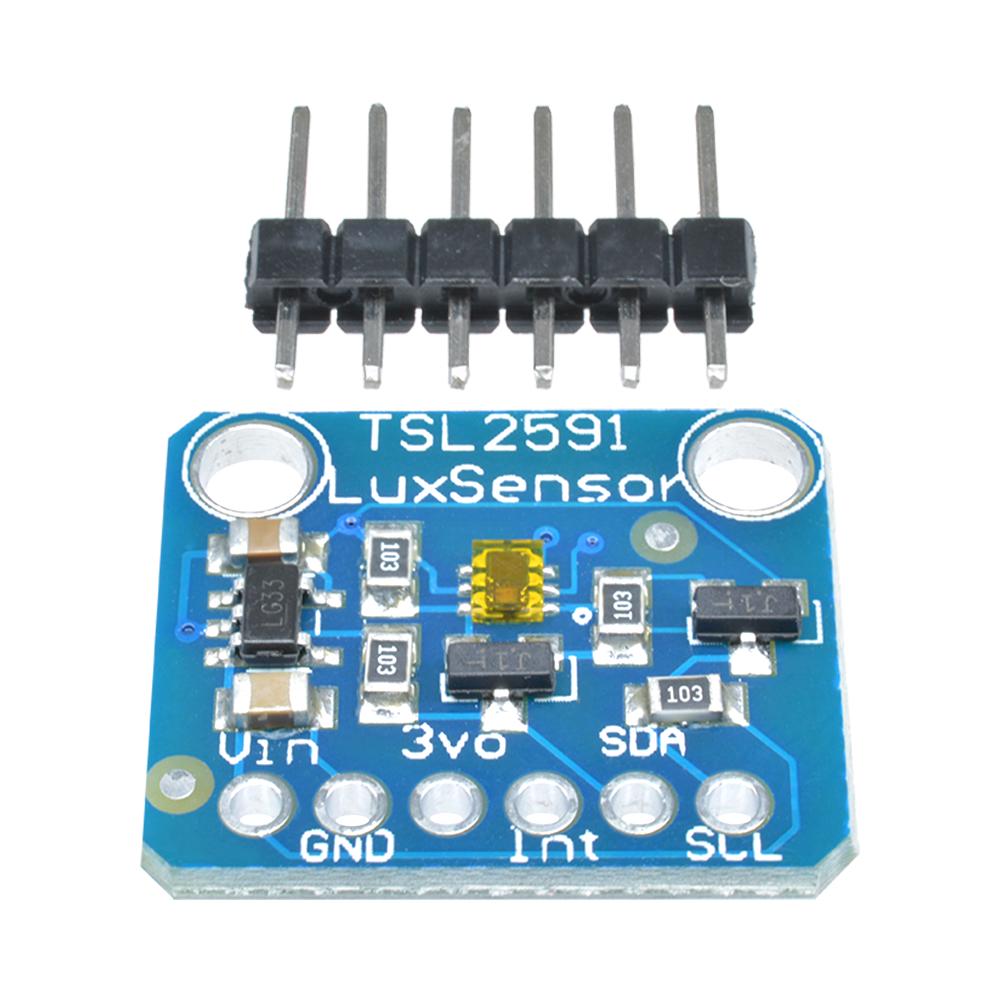 Buy TSL2591 Digital Optical Light Sensor Module DC 3.3V-5V I2C IIC 7-Bit High Dynamic Range ...