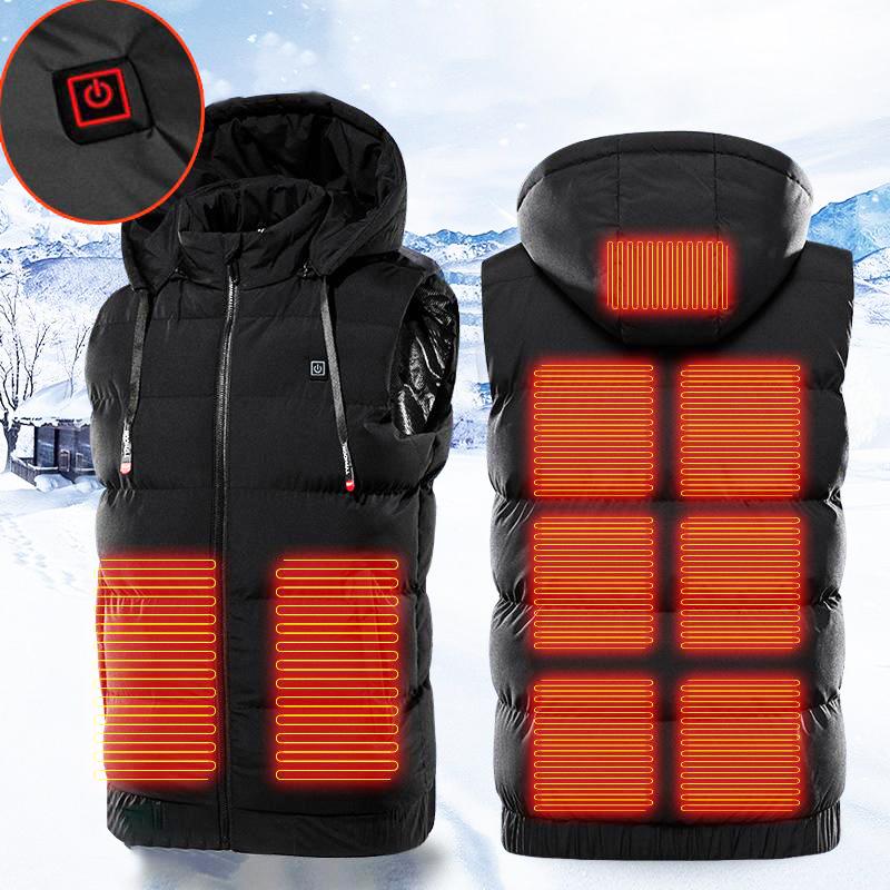 Buy Unisex Heating Vest Lightweight Heated Jackets USB Electric Warm ...