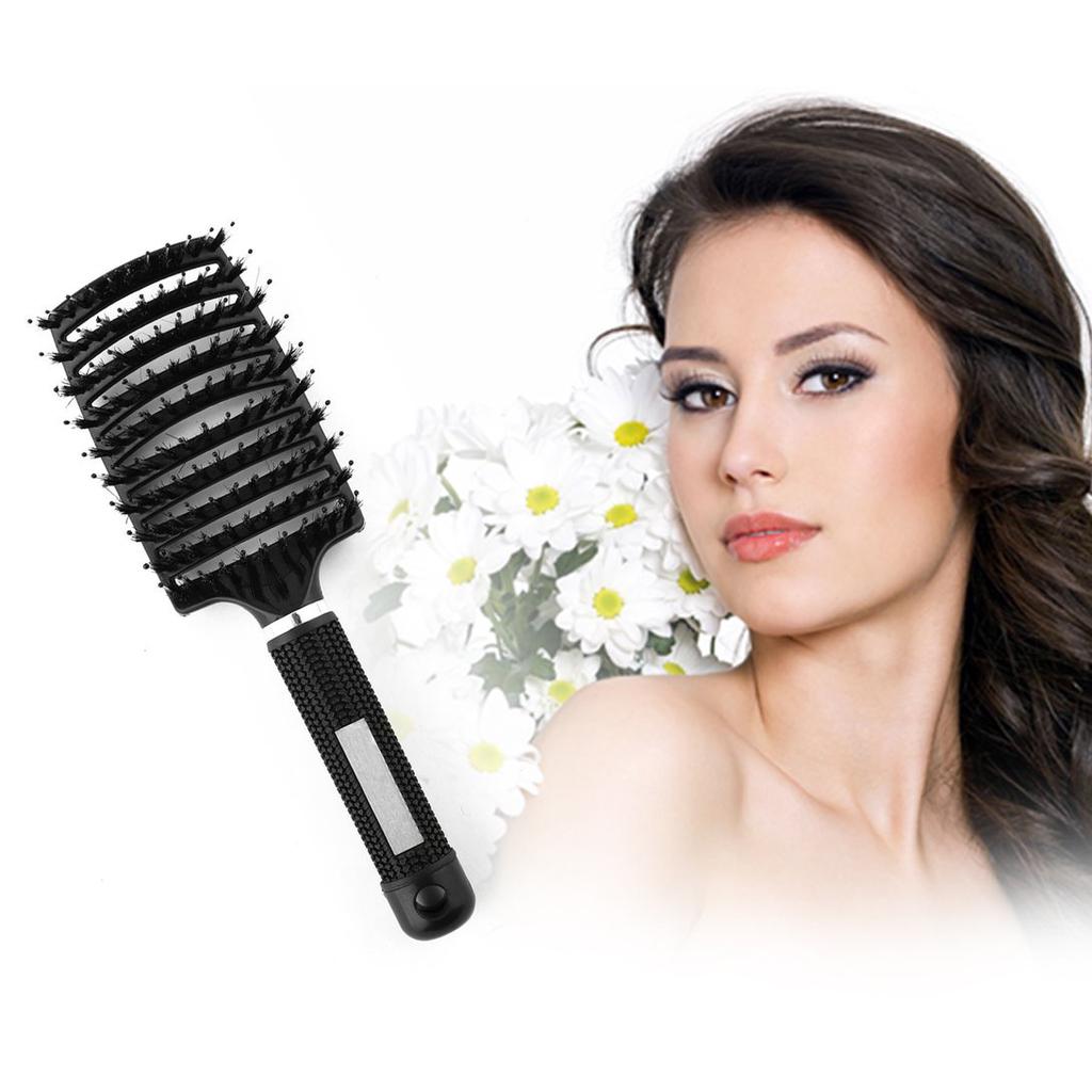 Buy ICOCO Hair Scalp Massage Comb Bristle & Nylon Hairbrush Wet Curly ...