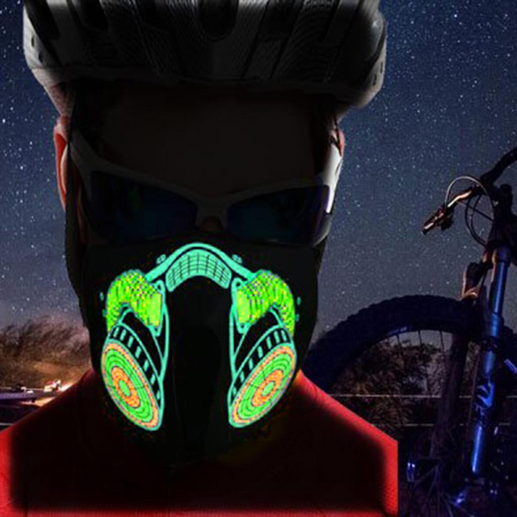 Party Voice-activated Music Mask LED Masks Clothing Big Terror Masks ...