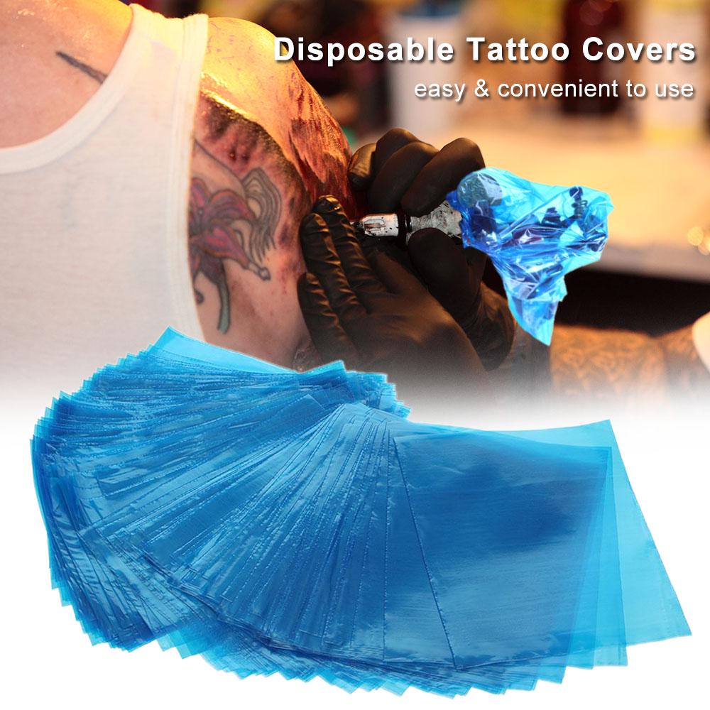 Buy 100pcs Disposable Tattoo Covers Tattoo Machine Clip Cord Protective ...