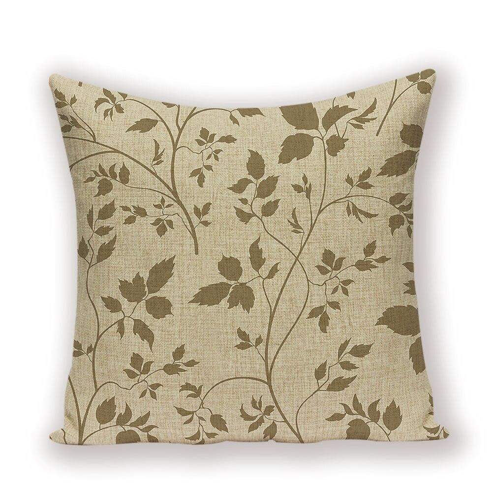Satın alın Tropical Leaf Cushion Cover Spring Plant Leaf Pillows Covers ...