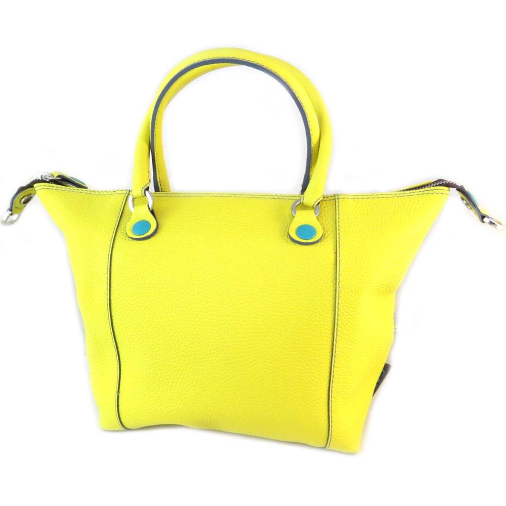 Buy Gabs [P1581] - 3 In 1 Leather Bag 'Gabs' Yellow (M) - 37x30x2 Cm at ...