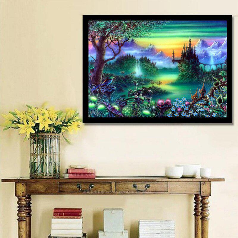 Buy Frameless Psychedelic 5D DIY Diamond Painting Cross Stitch Craft ...