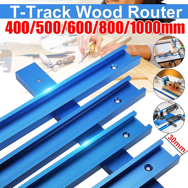 Buy 400-1000mm Aluminium Alloy T-track Slot Miter Fixture Track Jig ...