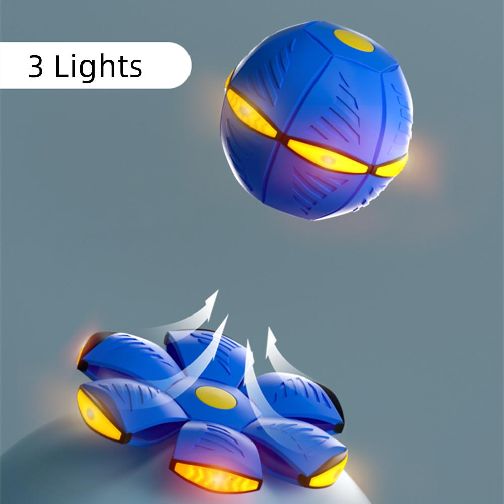 💰Koupit online: Flying UFO Flat Throw Disc Ball With LED Light Toy ...