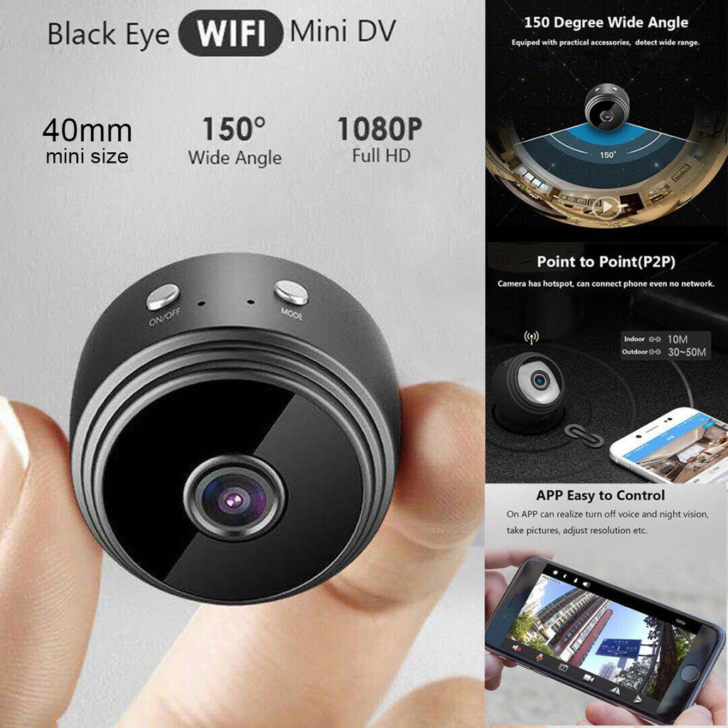 Buy Mini IP Cam Wireless Wifi Home Smart Night Vision Security Camera ...