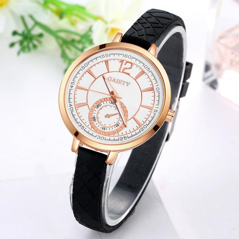 GAIETY Lady Fashion PU Band Dress Watch Analog Quartz Watch-buy at a ...