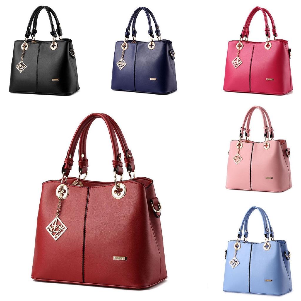 Buy Fashion Women Lady Handbag Shoulder Bags Tote Purse Leather ...