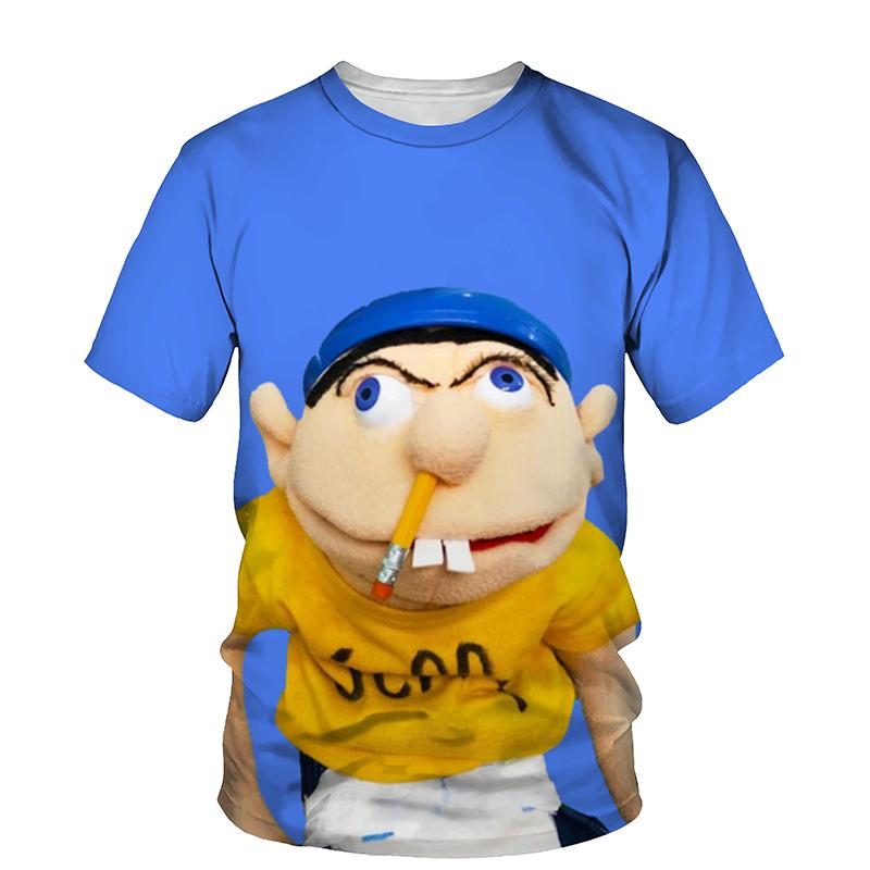 Buy Kids T-shirt 3D Print Jeffy The Puppet Graphic T Shirt Cool ...