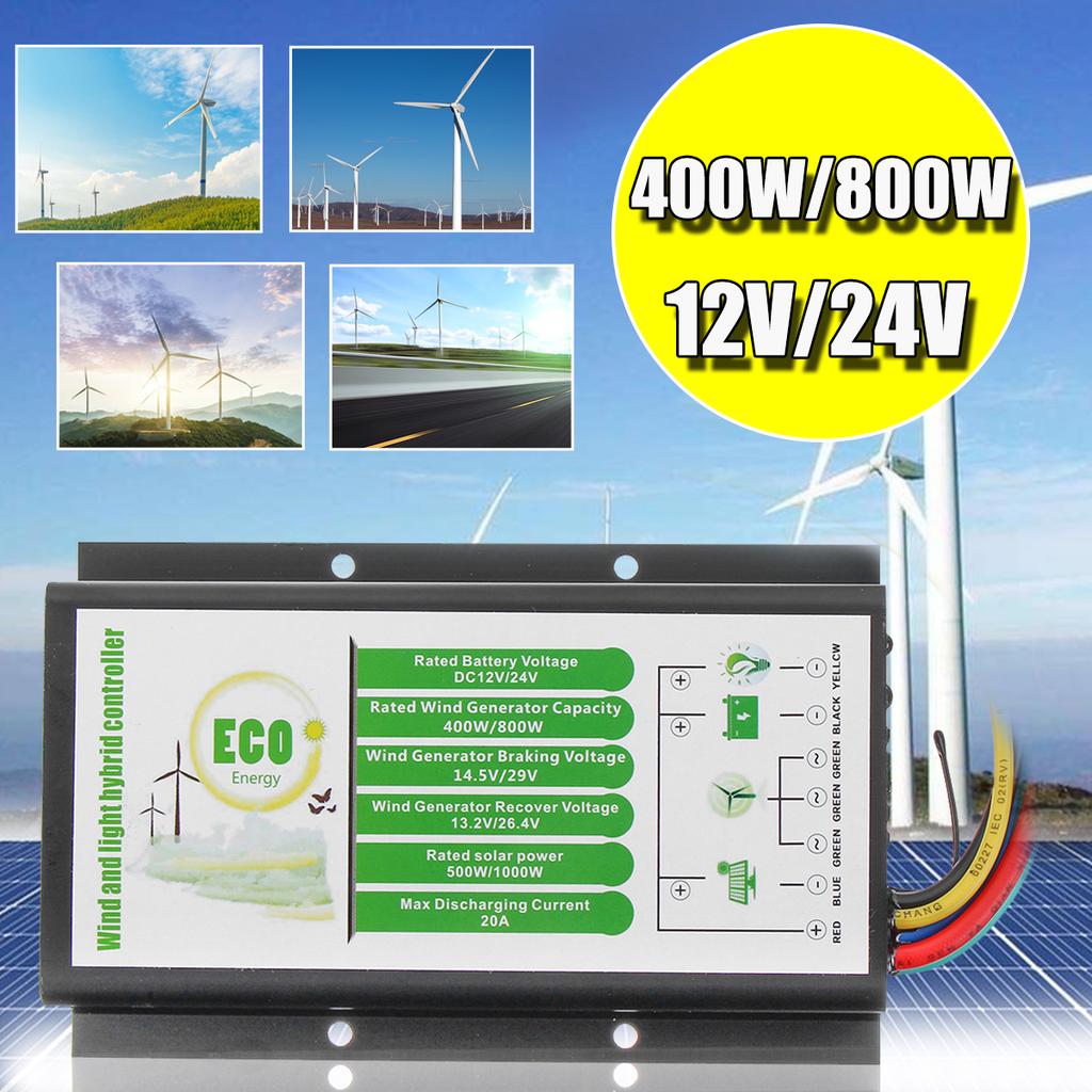 Buy 12V/24V 400/500/800/1000W Waterproof Wind Generator Charge ...