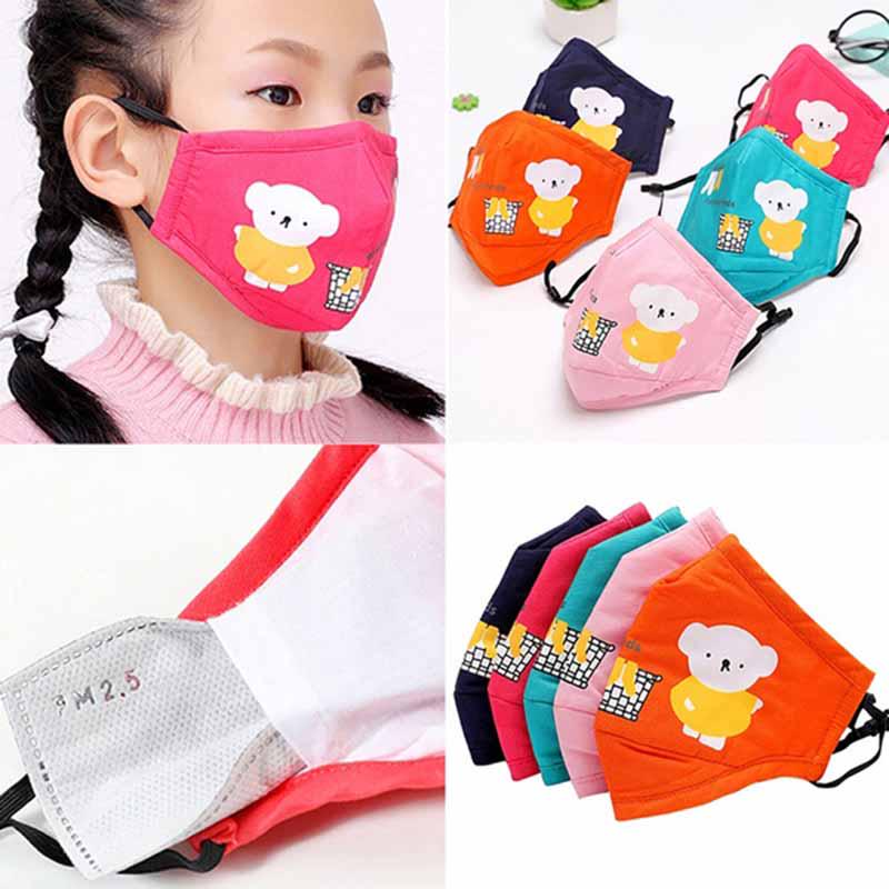 Buy Children Mouth Mask Reusable Masks Cute Thicken Smog PM2.5 Mask ...