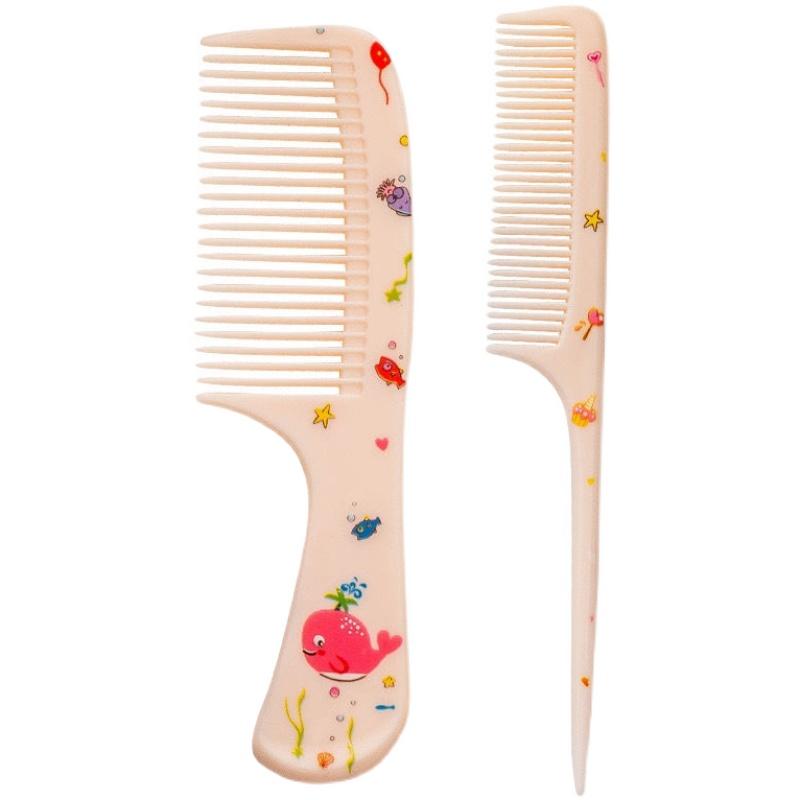Cheap 2pcs/set Cute Kids Hairdressing Comb Anti-static Pointed Tail ...