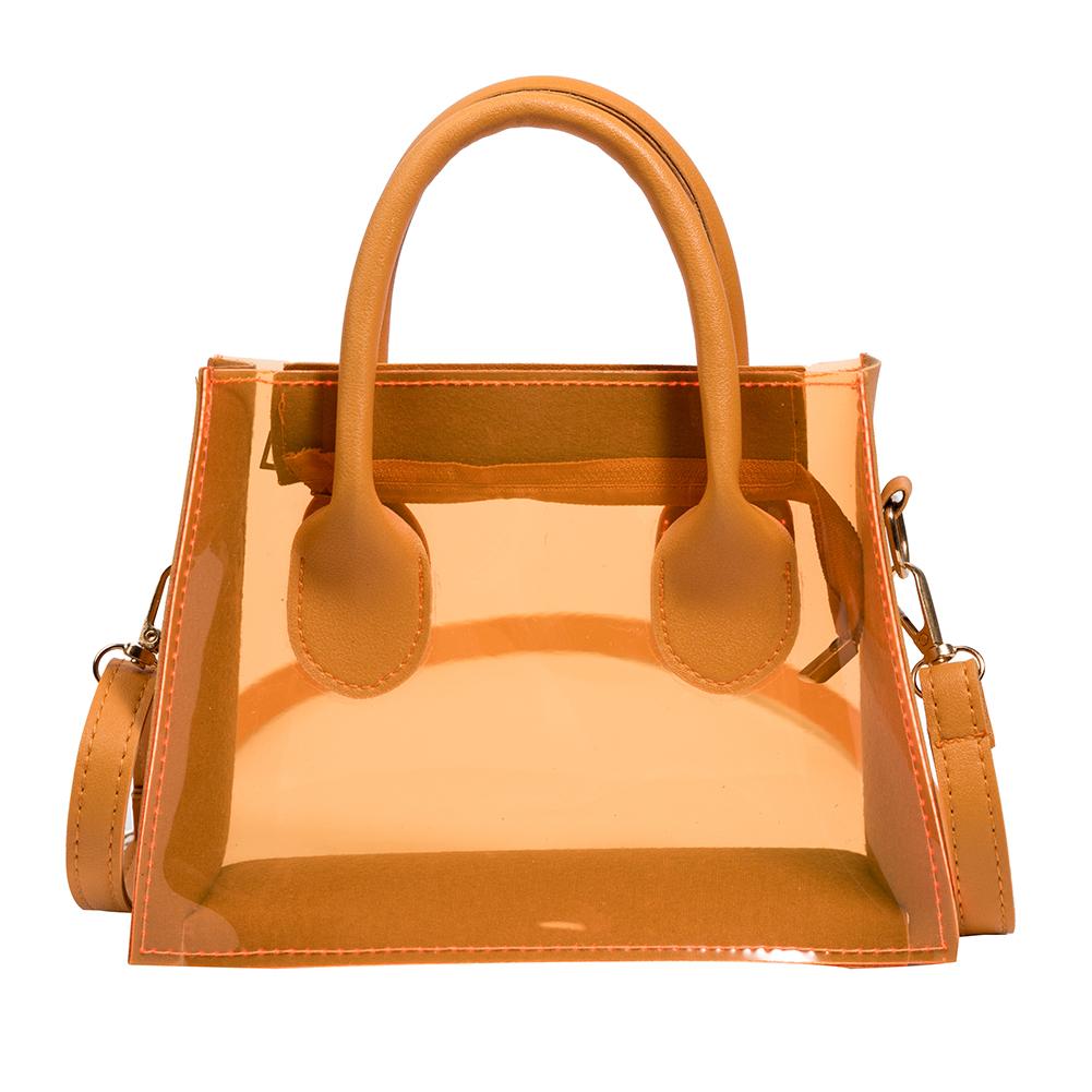 Cheap Fashion PVC Transparent Women Crossbody Bag Clear Totes Shopping ...
