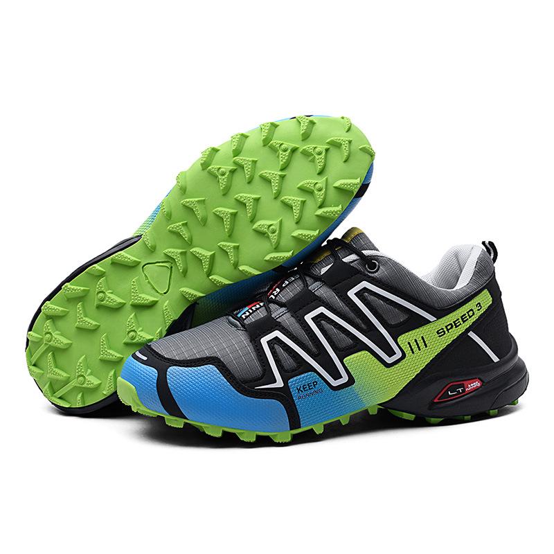 Buy Men Outdoor Hiking Shoes Skid-proof Wear-resistant Cross-country ...