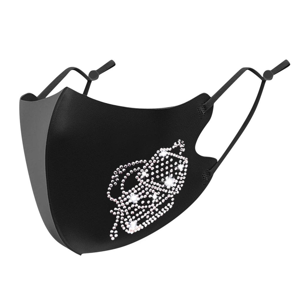 Buy 1PC Women's Masquerade Mask Ball - Golden Metal Diamond Water ...