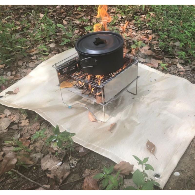 Buy Outdoor Camping Mat Fireproof Pad Fire Blanket Fire Blanket ...
