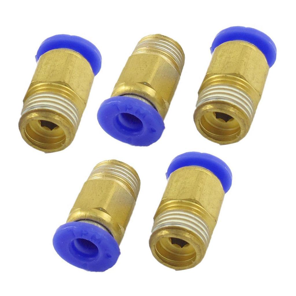 PC6-02 Push to Connect Fittings 6mm Tube OD x 1/4” G Thread Straight ...