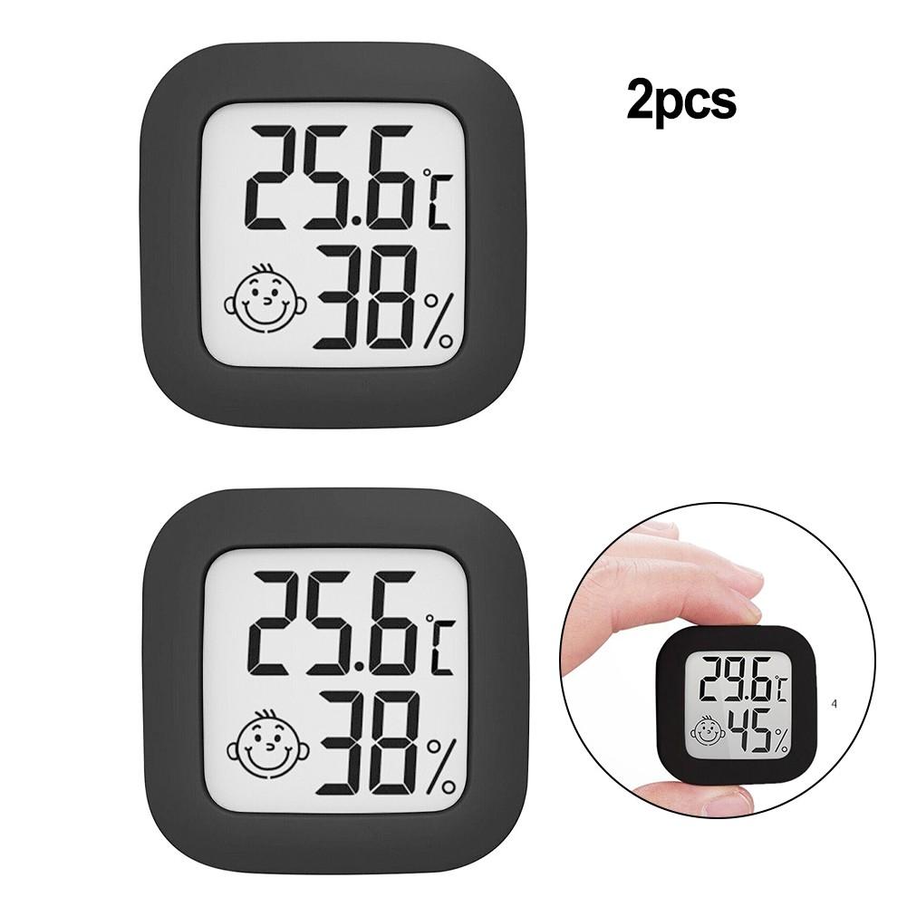 Buy 2pcs Digital Thermo-Hygrometer Thermometer Temperature Humidity ...