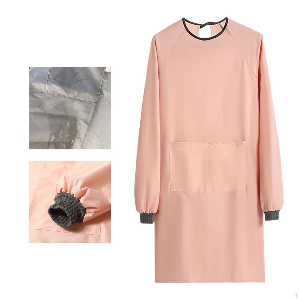 Buy Long Sleeves Pet Grooming Apron Hair Cut Waterproof Bathing Smock ...