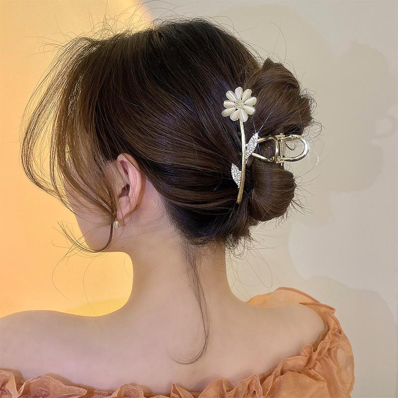 Cheap Vivid Flower Hair Claws for Women Vintage Hair Jewelry Charm Big ...