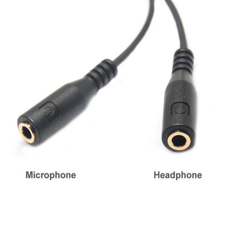 Cheap 2.5mm Male to 3.5mm Female Adapter and Splitter Mic Audio Cables ...