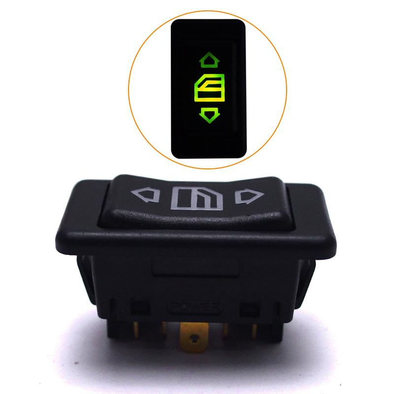 Buy 6 Pin Power Window Momentary Rocker Switch AC 250V/10A 125V/15A at ...