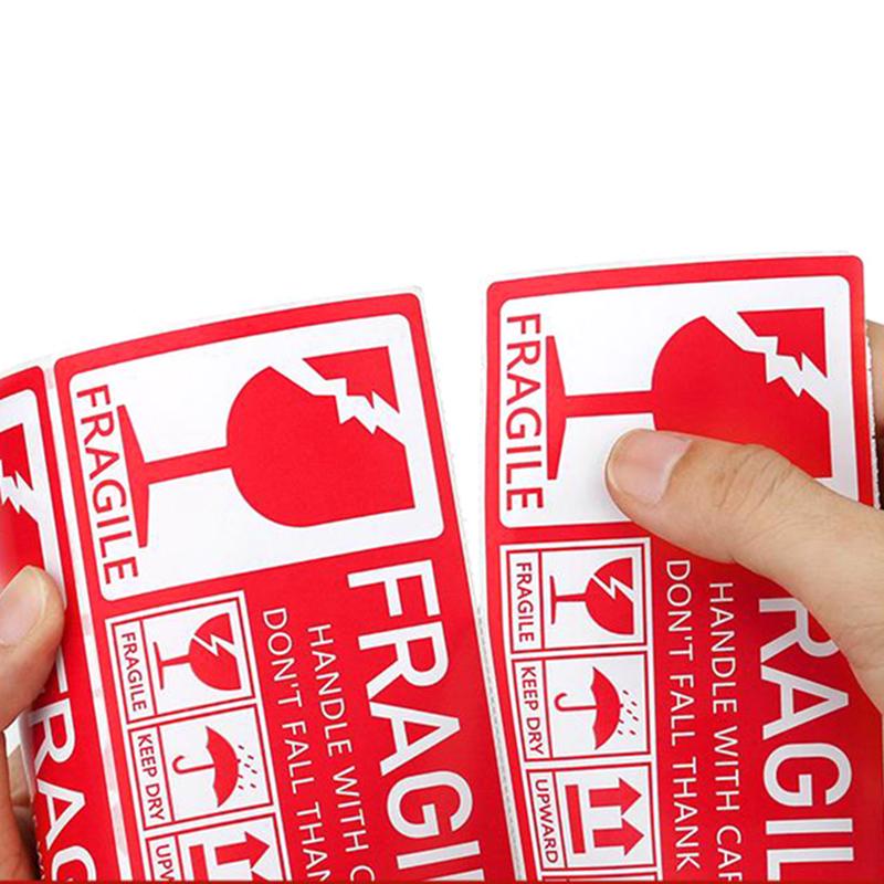 100Pcs Fragile Stickers Fragile Label Warning Labels 9Cm*5Cm uygun ...