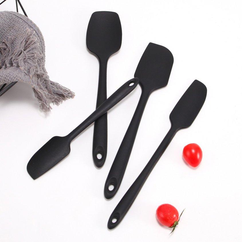 Buy SX 4pcs/set Silicone Cream Spatula Set Heat Resistant Flexible And ...