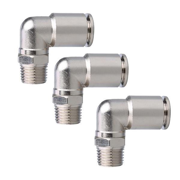 Buy 10pc 90 Degrees Quick Connector Practical Durable Pneumatic Premium ...