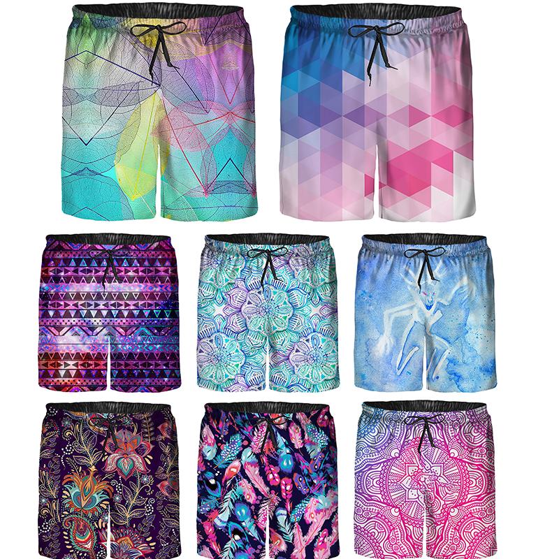 Buy Kid's 3d Printed Hawaii Style Swimming Short Pants Teenager Loose ...