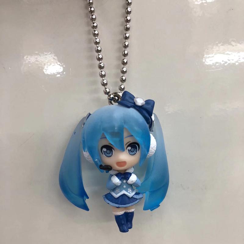 Buy 4cm Hatsune Miku Keychain Keyring Kawaii Gift for Girls Anime ...