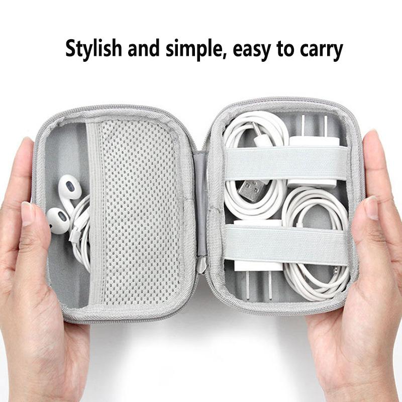 Cheap Andy Small Oval Earphone Storage Bags Hard Shell Data Cable ...