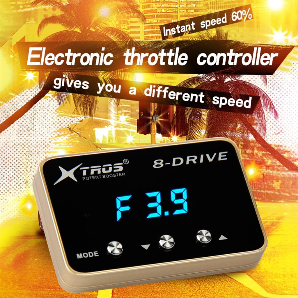 For Nissan Navara D40 TROS 8-Drive Potent Booster Electronic Throttle Controller Speed Booster ...