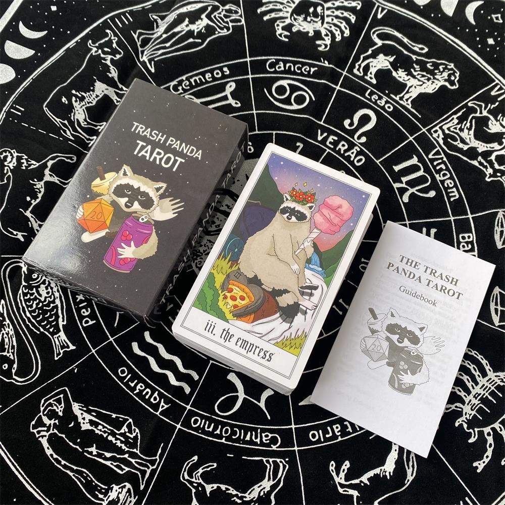 Buy Trash Panda Tarot Original Size 12*7 Cm Taddy Tarot English ...