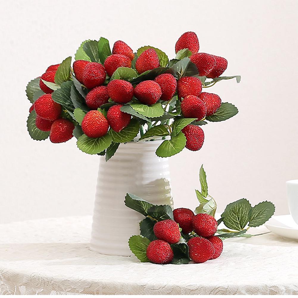Buy Artificial Red Berry Lifelike Simulation Food Model Photo Props at ...