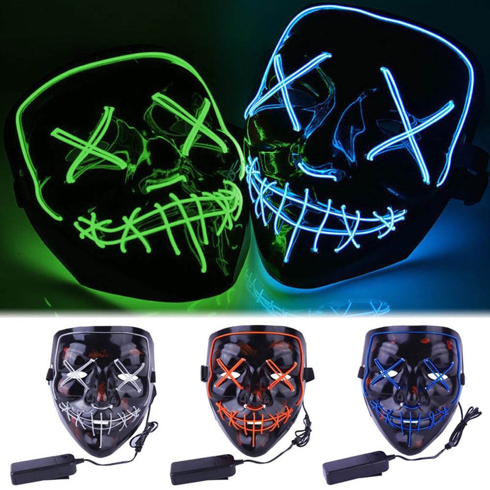 Buy Jonathan Halloween Mask LED Light Mask for Festival Cosplay ...