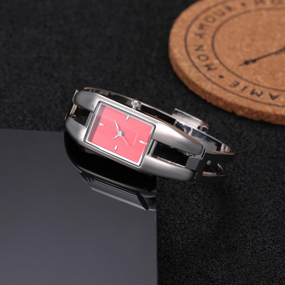Luxury Women Watch Bracelet Quartz Watches Hollow Slim Band Bangle ...