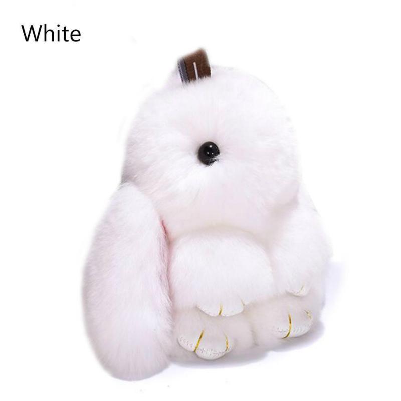 Buy Key Chain Rabbit Car Bag Pendant Couple Keyring Bunny Doll Plush ...