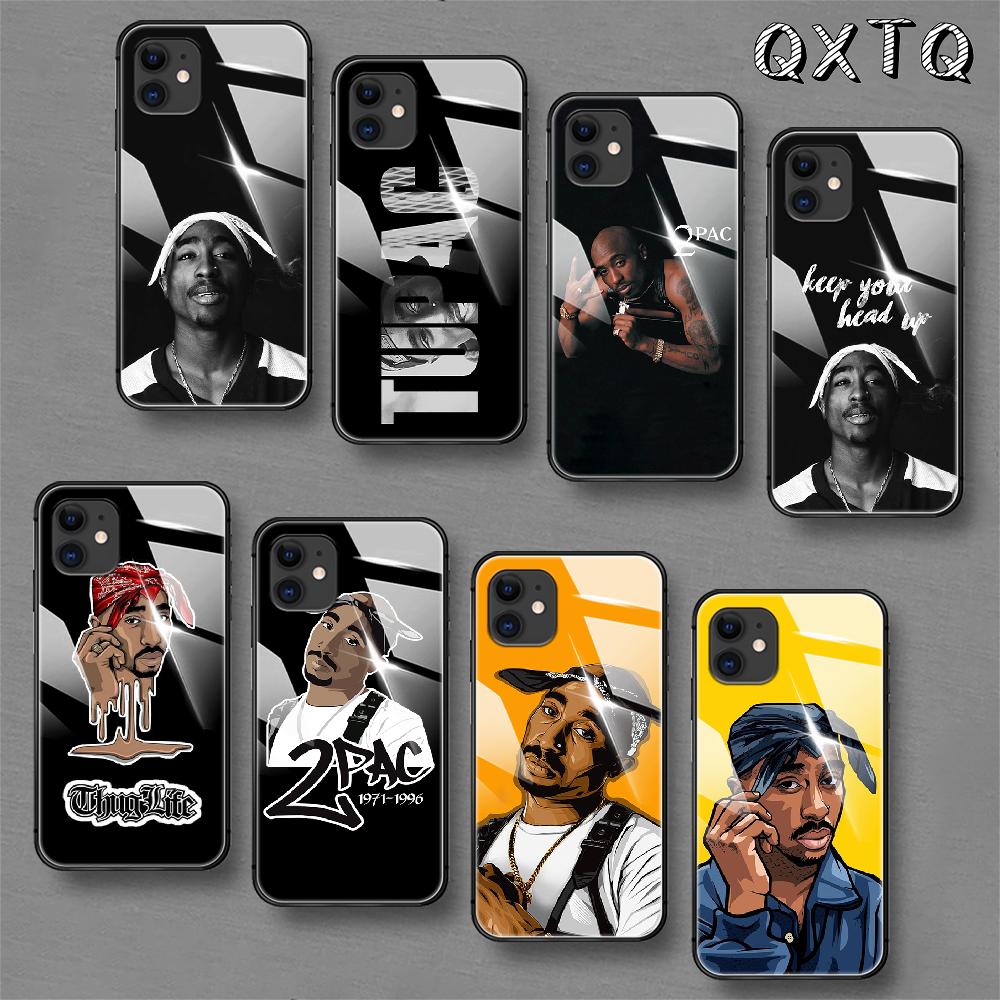 Buy 2Pac Tupac Shakur Rapper Hiphop Tempered Glass Phone Case For ...