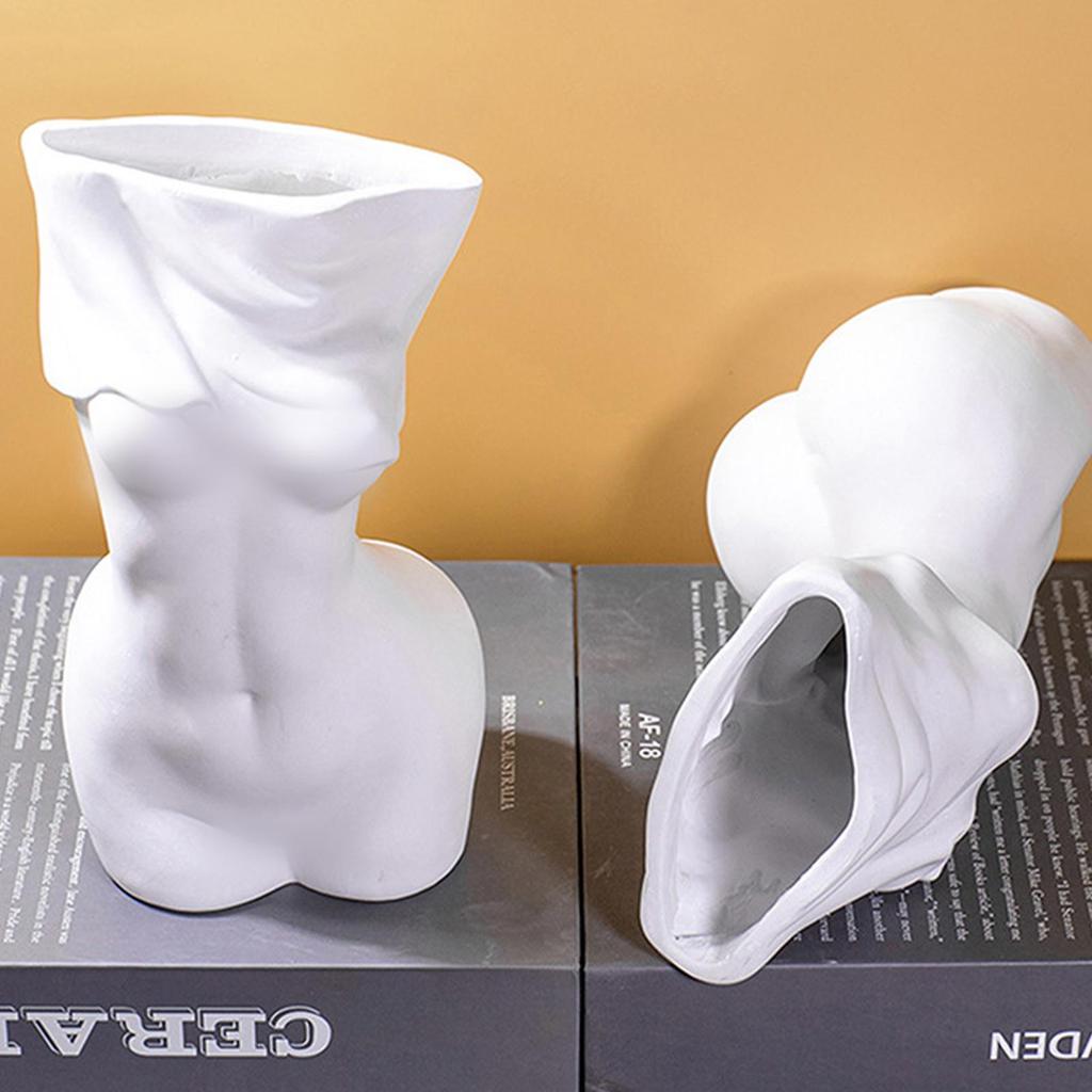 Buy Female Body Vase Feminine Sculpture Table Decorations Gift at ...