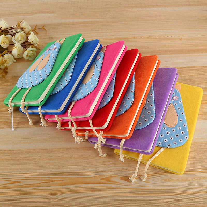 Buy XY Cartoon Plush Notebook Student Cute Notepad Creative Personality ...