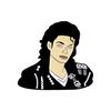 Buy Famous singer Michael Jackson Enamel pin clothes Badge souvenir ...