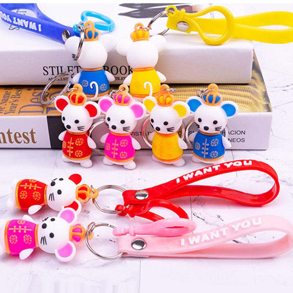 Buy Bags Ornaments Rat Keychain Key Bag Cartoon Lucky Pendant Mouse ...