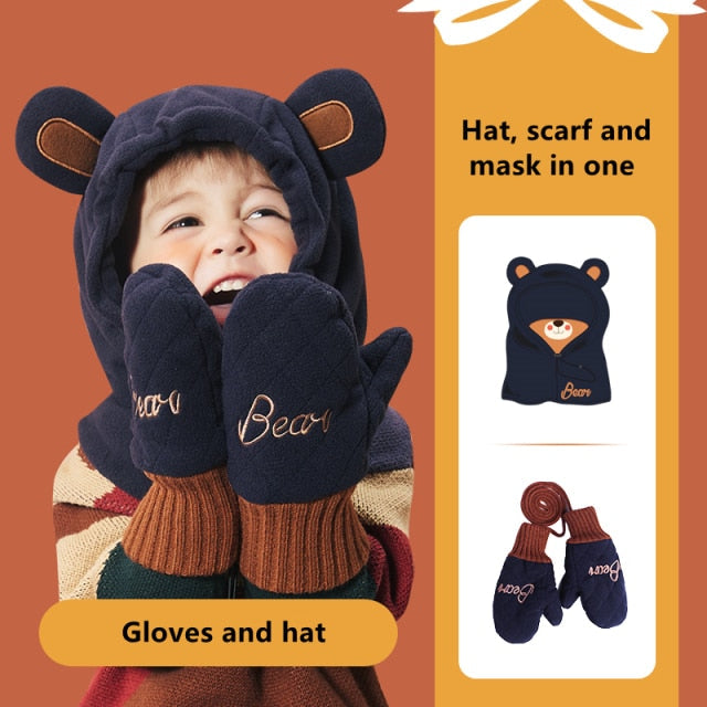 Buy Kids Winter Fleece Warmer Balaclava Cap Thermal Tactical Military ...